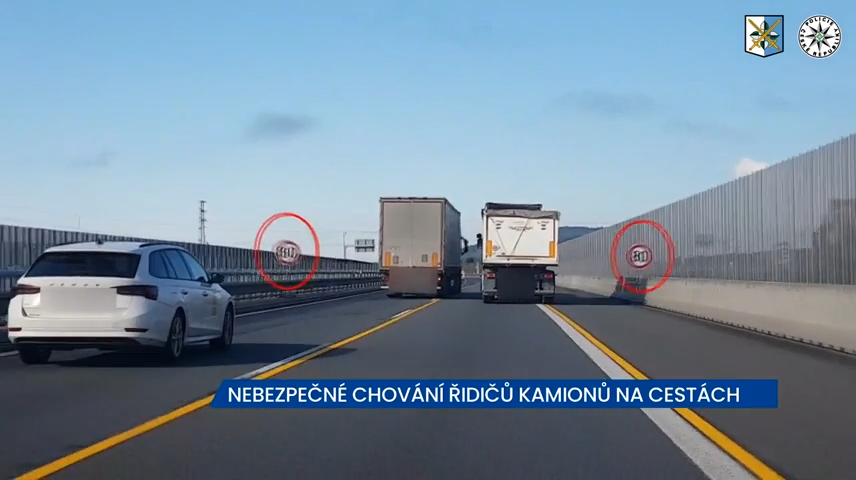 Nebezpečné chování řidičů kamionů na cestách | Stream